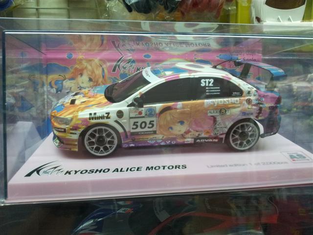 Kyosho MZP409A2 Alice motors Lancer Evo X 2011 limited edtion - 鴻星模型 ...