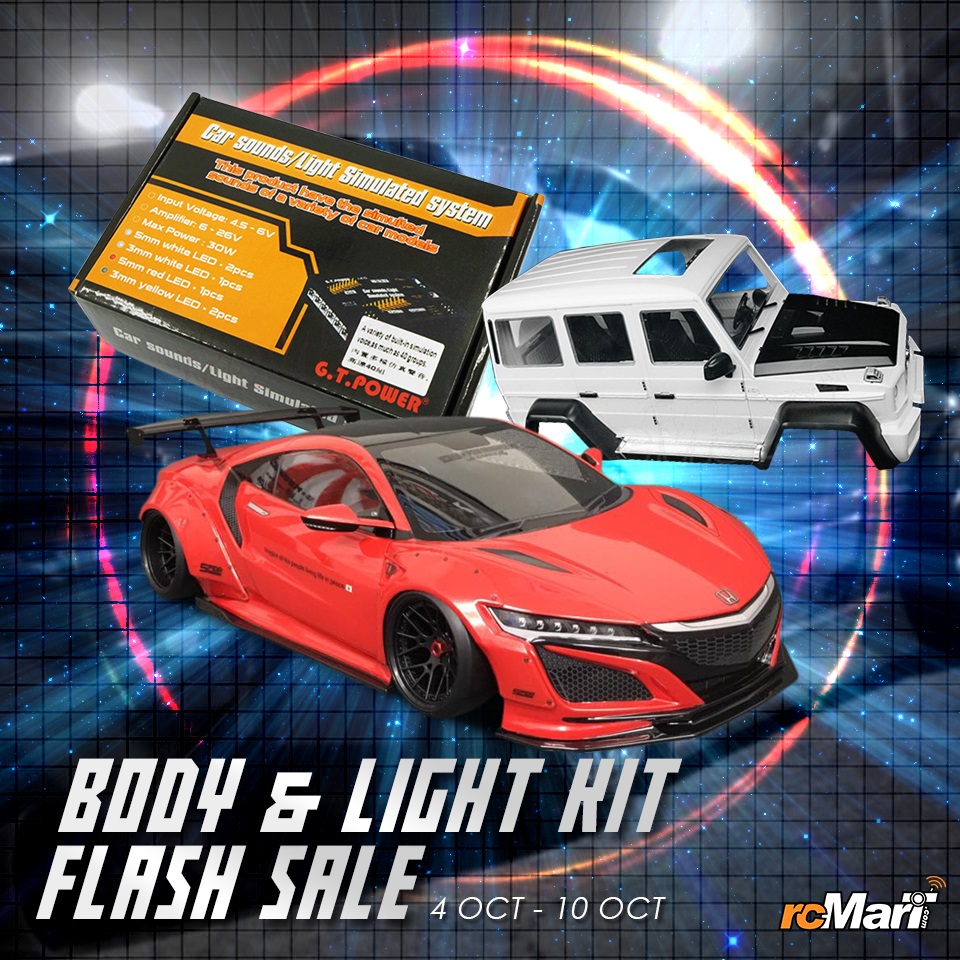 Body & Light Kit Flash Sale！多款車殼同燈組以驚喜價發售！ - RC MART - RC EVOLUTION ...