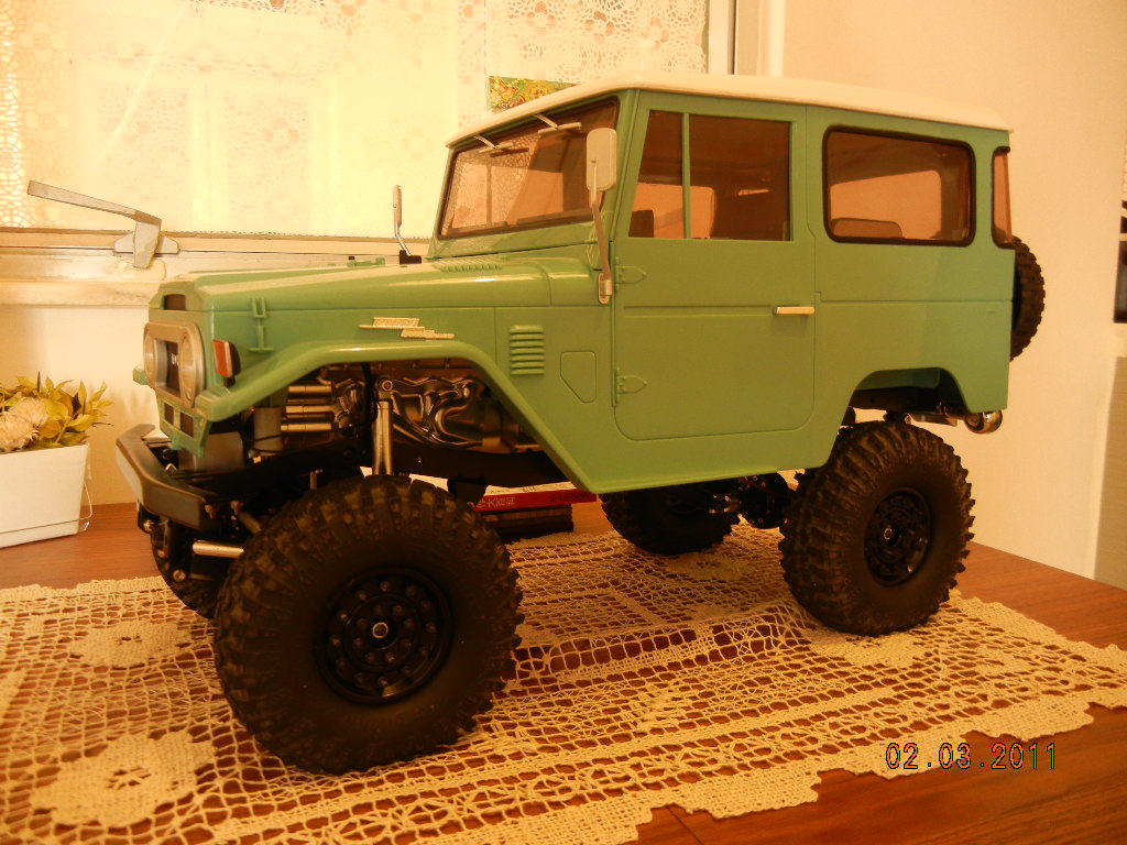 1/8Land Cruiser FJ40+RC4WD Fracture FJ40 RTR (接近完成已加相) - 慢爬攀岩車技術討論板 ...